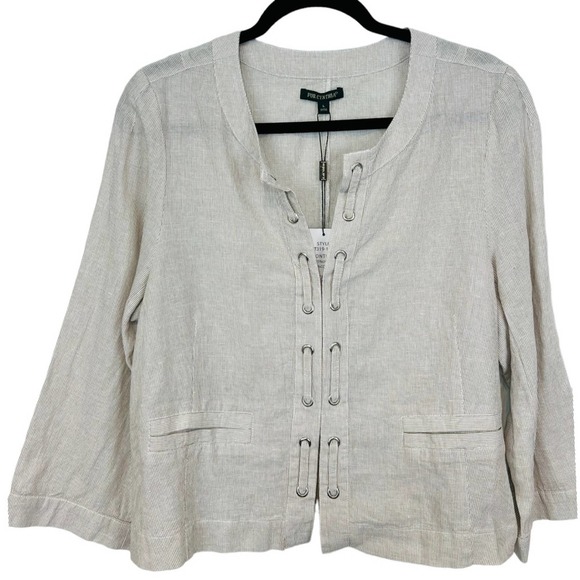 For Cynthia | Jackets & Coats | Nwt For Cynthia Linen Lightweight ...